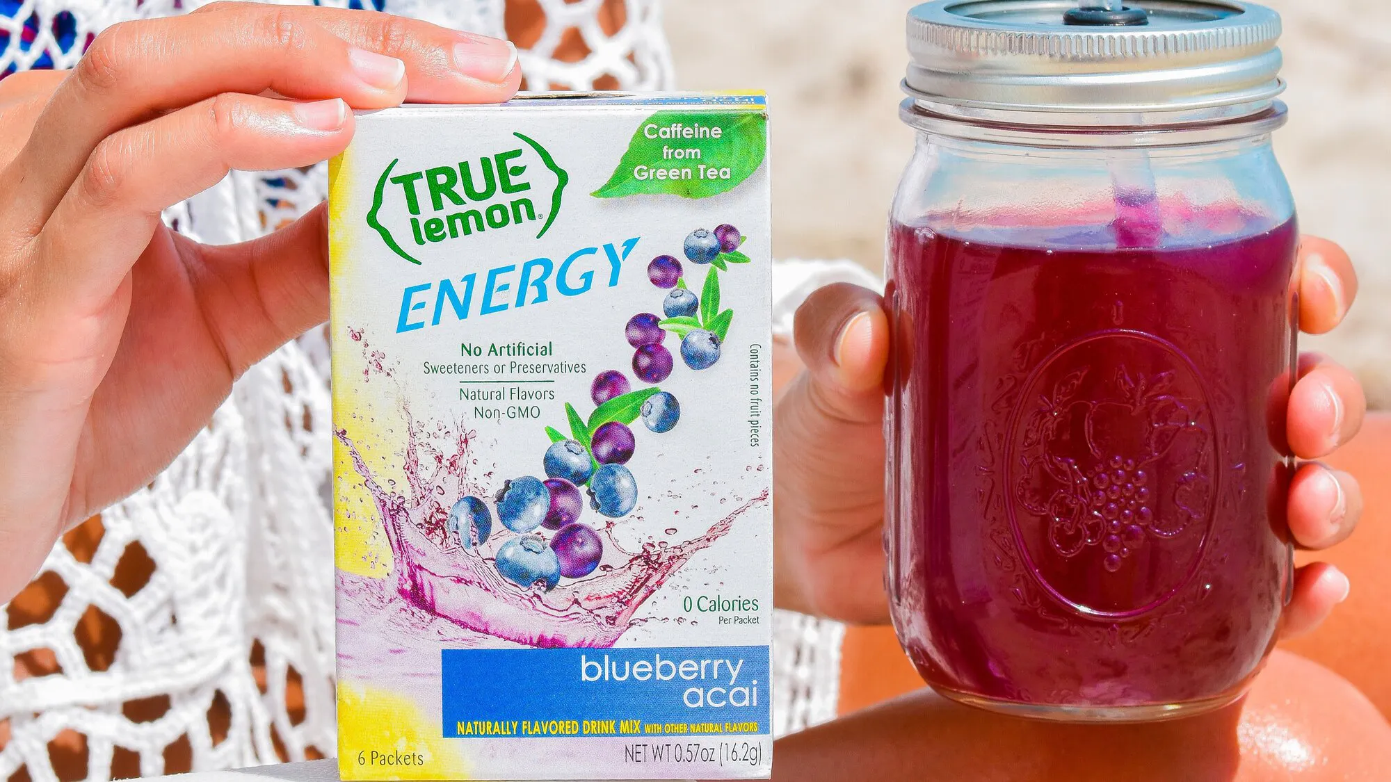 True Lemon Energy Tropical Fruit Punch Drink Mix | True Citrus